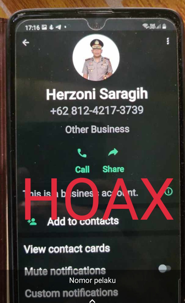 Waspada Penipuan Lewat WA Catut Nama Kapolres Yapen - MEPAGO.CO Waspada Penipuan Lewat WA Catut Nama Kapolres Yapen - MEPAGO.CO