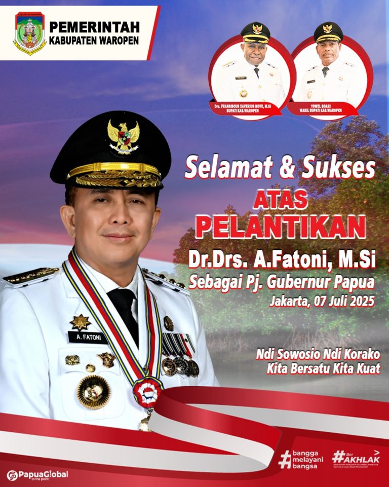 Waropen: Urat Nadi Baru untuk Papua dan Masa Depan Papua Utara - MEPAGO.CO